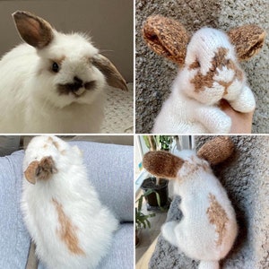 Crochet Realistic Bunny Knitted Bunny Rabbit Wild Animal - Etsy