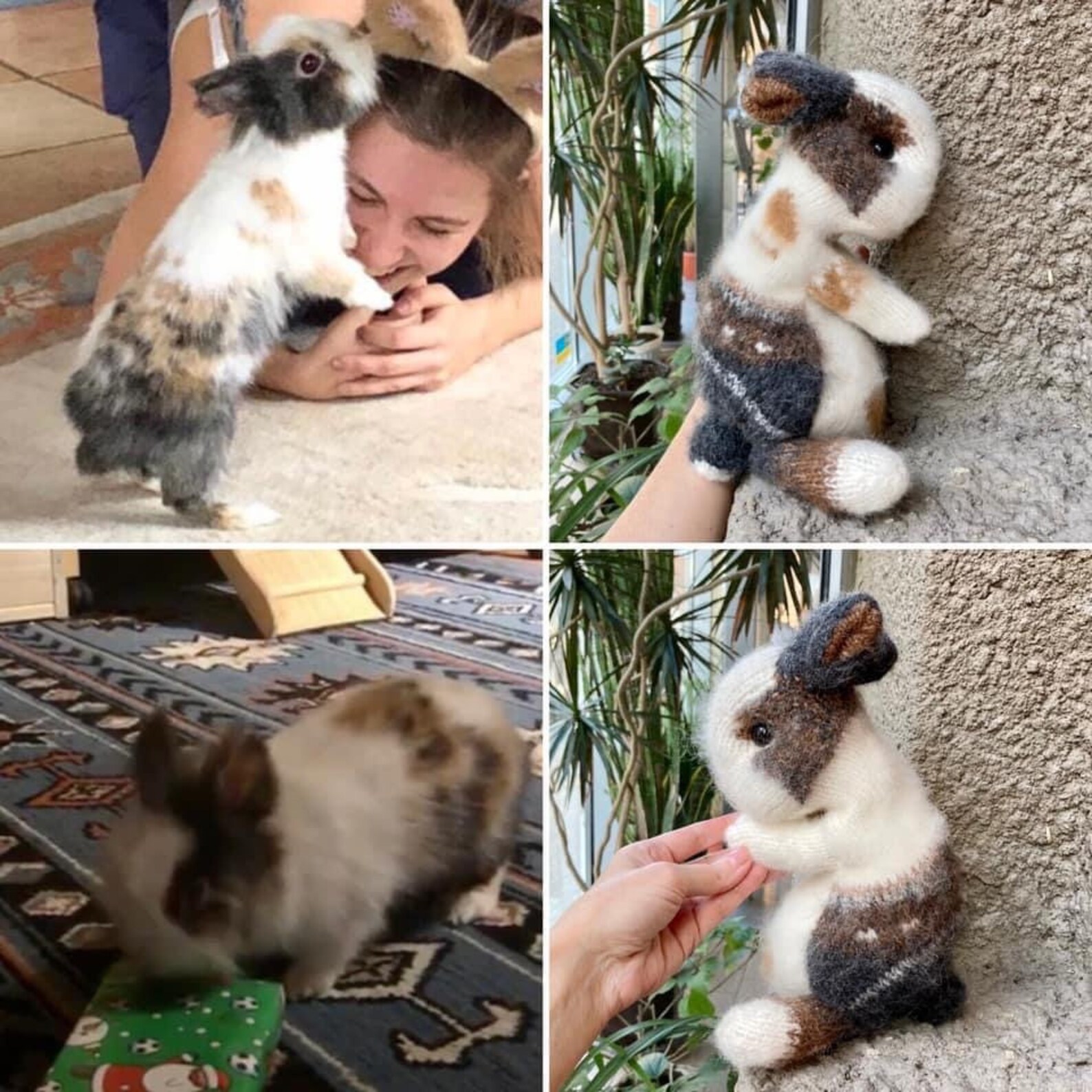 Crochet Realistic Bunny Knitted Bunny Rabbit Wild Animal - Etsy