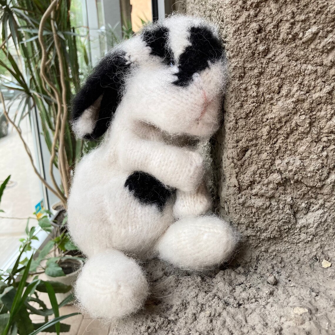 Crochet Holland Lop Bunny Realistic Stuffed Rabbit Knitted | Etsy