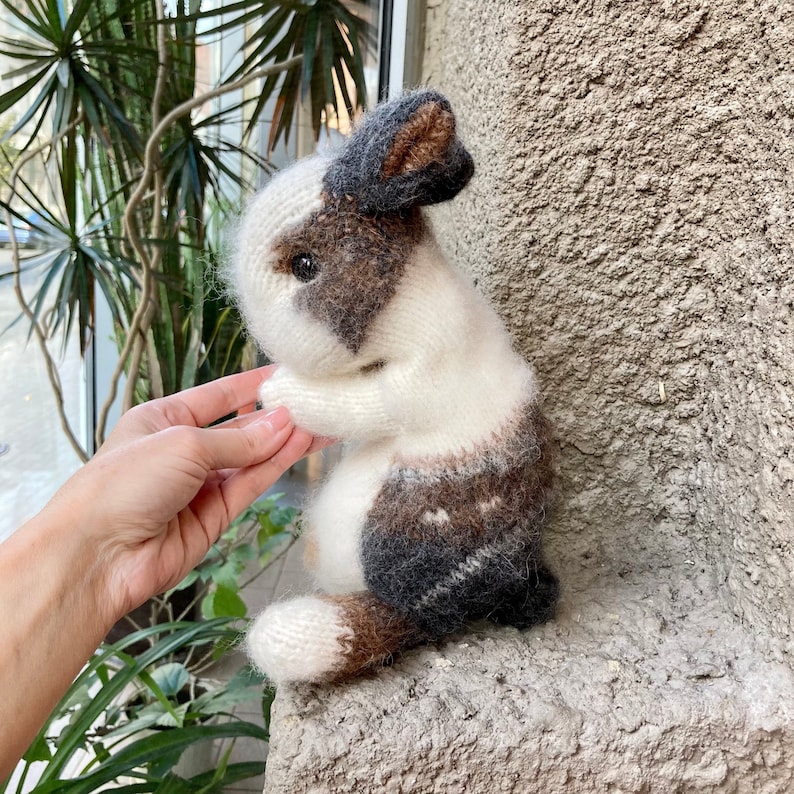 Crochet Realistic Bunny Knitted Bunny Rabbit Wild Animal - Etsy