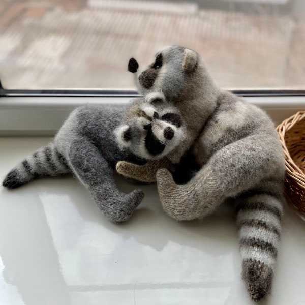 Realistic Raccoon Doll - Etsy