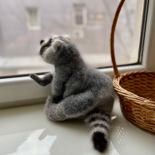 Realistic Raccoon Doll - Etsy
