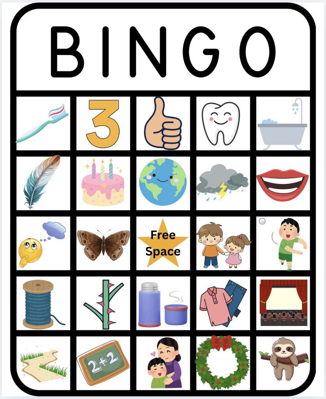 Mixed (initial, Medial, and Final) "th" Bingo - Etsy