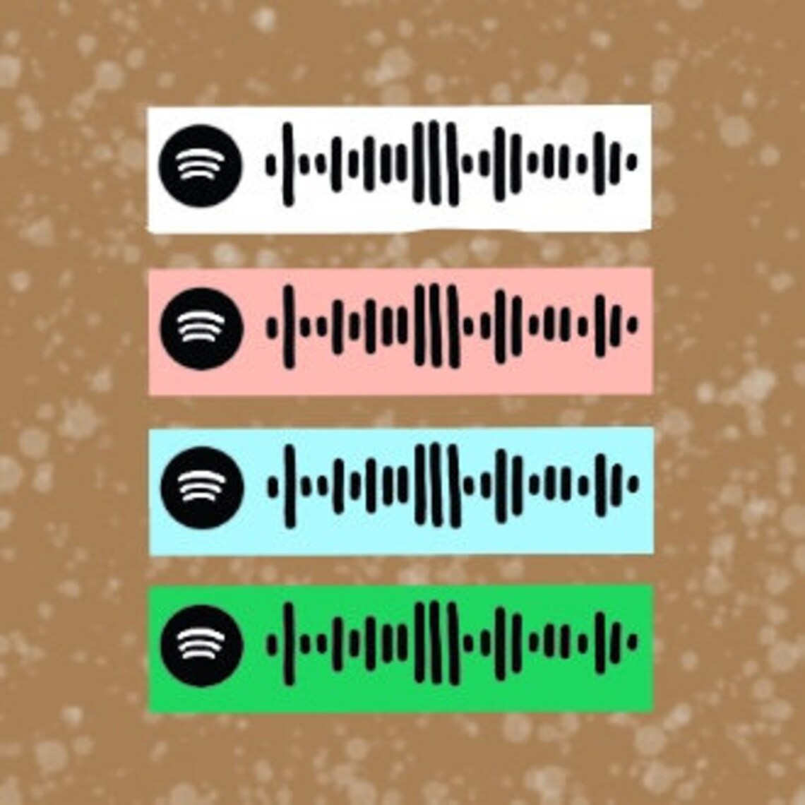 Spotify Code Sticker Custom Spotify Sticker Music Sticker | Etsy