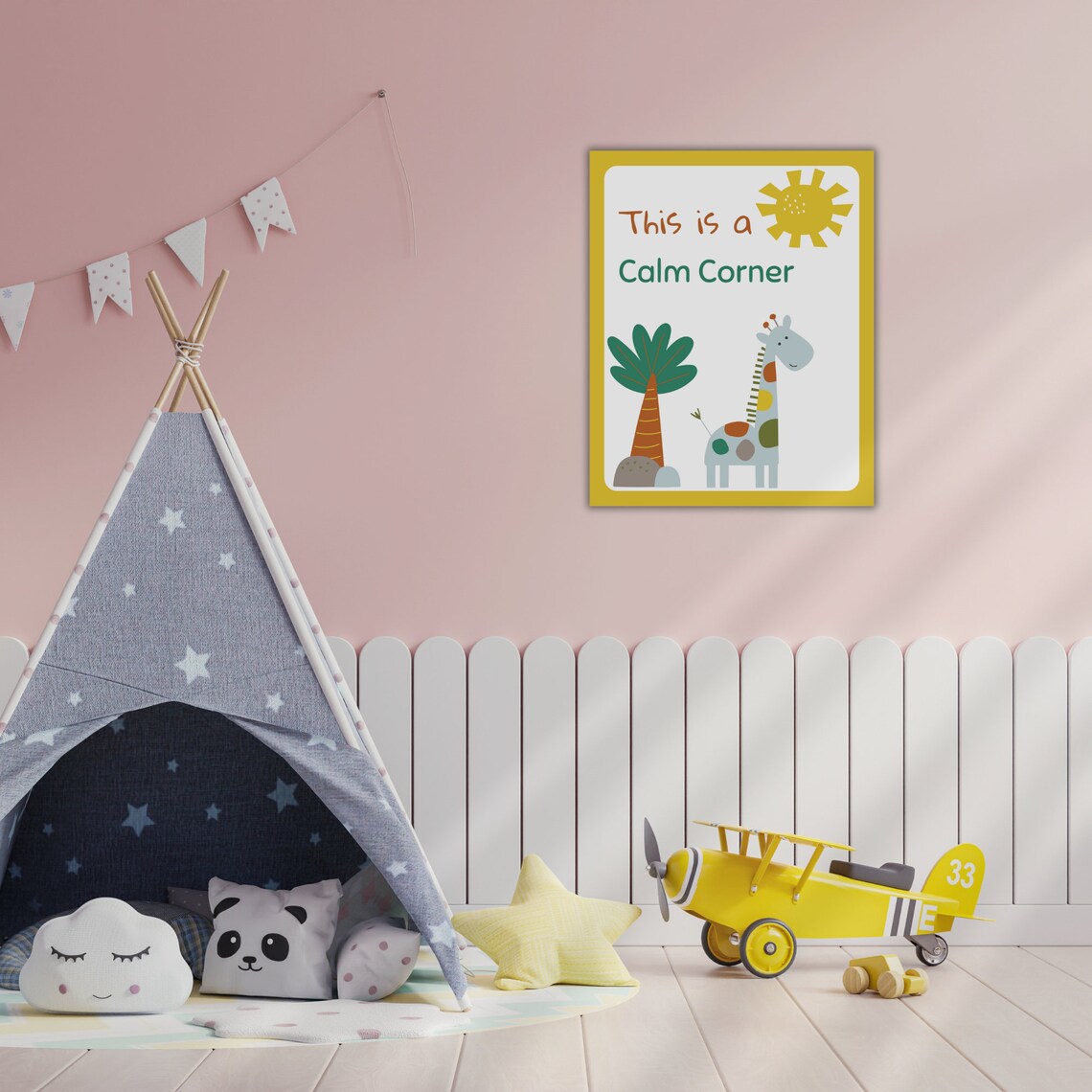 Calm Corner Printable Posters, Set of 12 Jungle Fun Prints, Calming ...