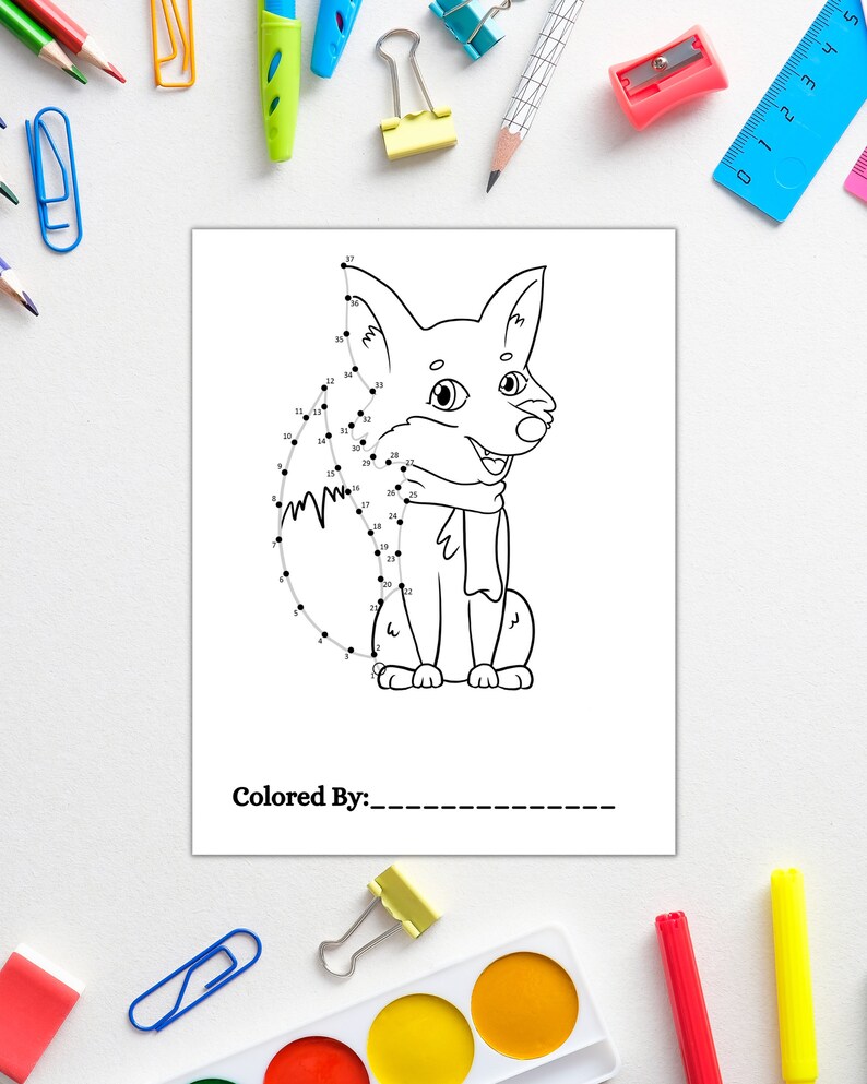 Printable Animal Fun Activity Pack, Color by Number, Dot to Dot ...