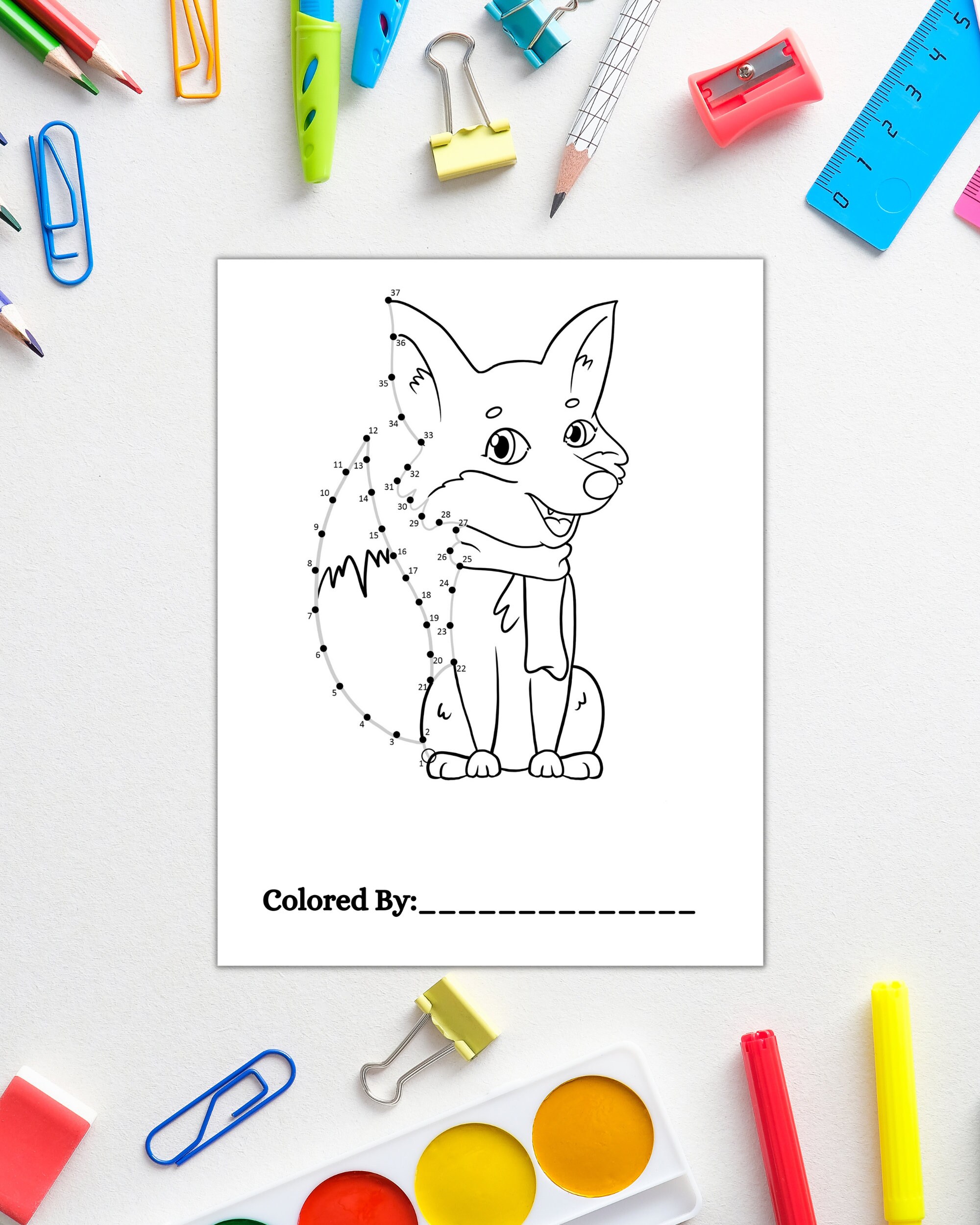 Printable Animal Fun Activity Pack, Color by Number, Dot to Dot ...