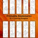 Printable Kids Coloring Dragon Bookmarks, Instant Download PDF - Etsy
