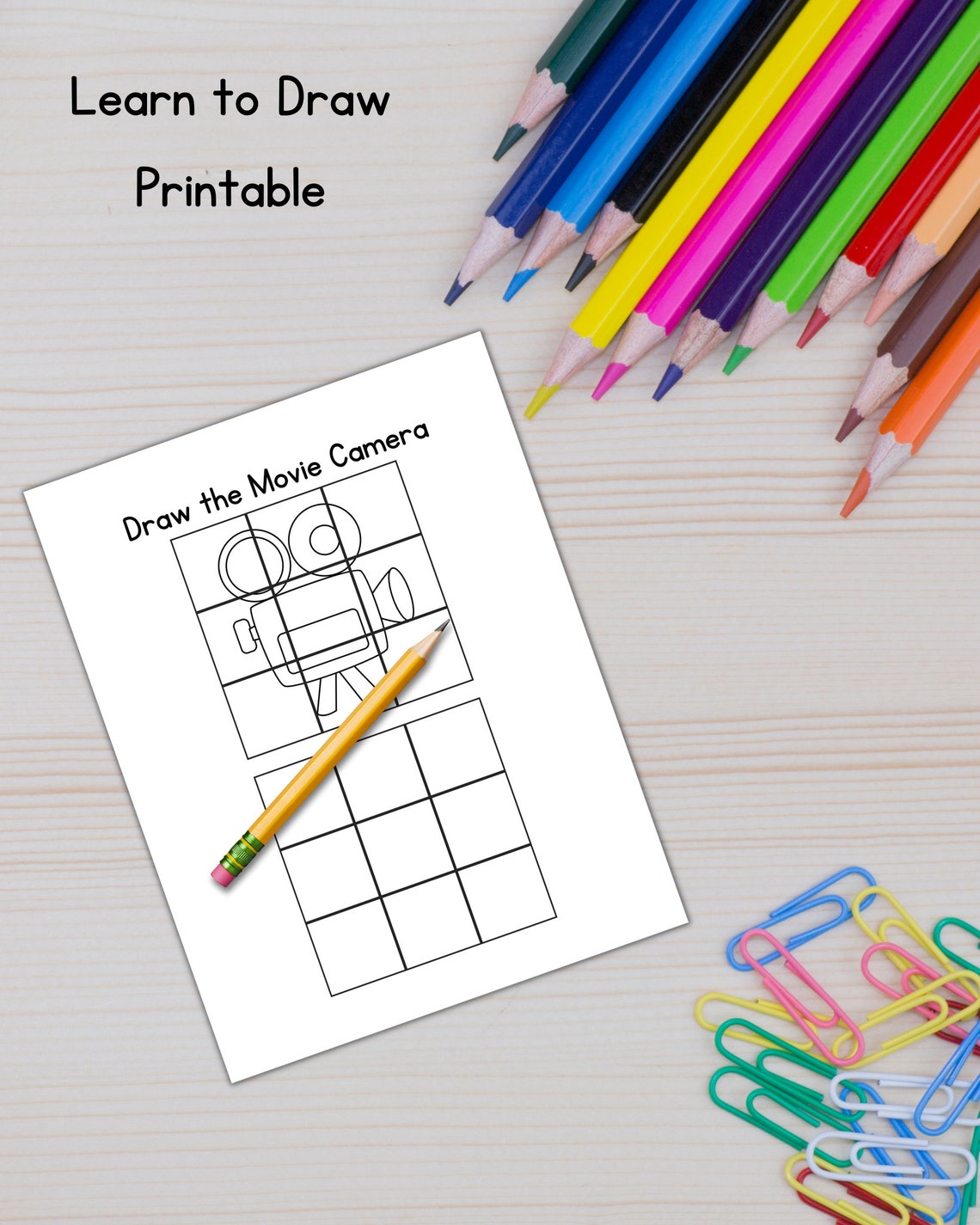 Printable Learn to Draw Activity Pages for Kids Instant | Etsy