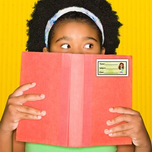 Printable Mermaid School Book Stickers, Name Labels, School Supplies ...