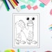 Printable Monster Coloring Alphabet, Alphabet Coloring Pages, Instant ...