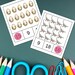 Printable Count and Clip Cards 1 - 20, Dinosaur Theme, Instant Download ...