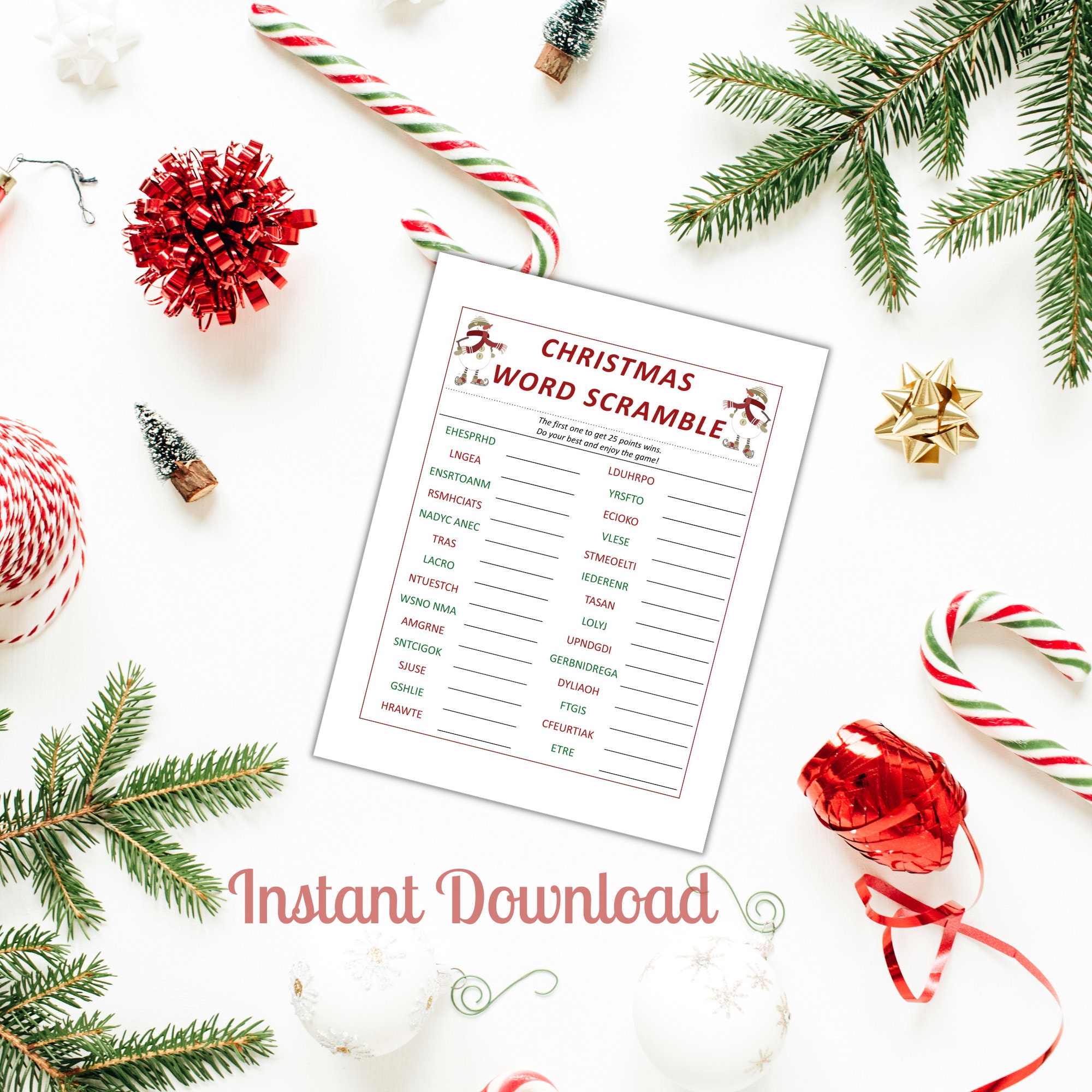 Printable Christmas Activity Pages for Kids - Puzzles Fun and Coloring ...