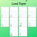 Printable Frogs Lined Paper With Picture Boxes, 10 Pages, Instant ...