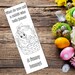 Printable Easter Coloring Bookmarks, 10 Fun Coloring With Jokes for ...