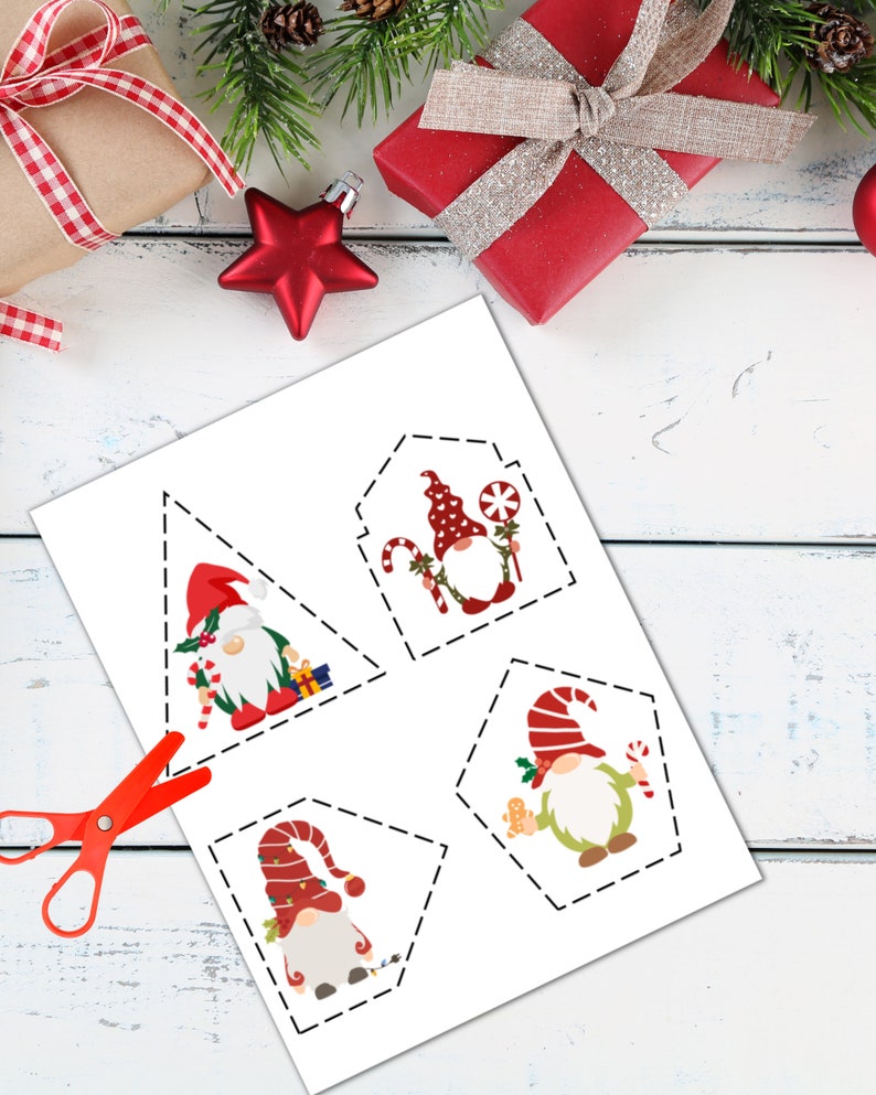 Printable Christmas Scissor Skills Worksheets, Fine Motor Skills ...