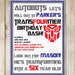 Transformers Birthday Party Invitation / Transformer Party Invite ...