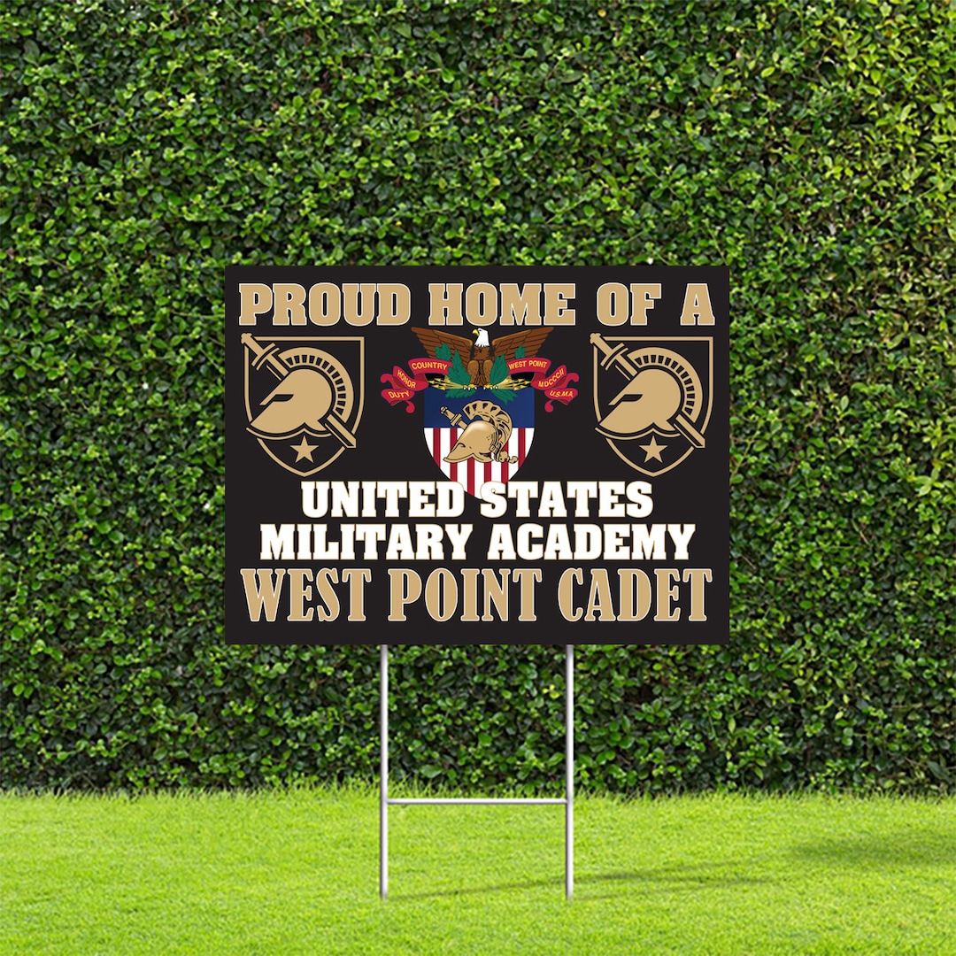Full Color Custom Yard Sign / West Point Military Academy / Proud ...