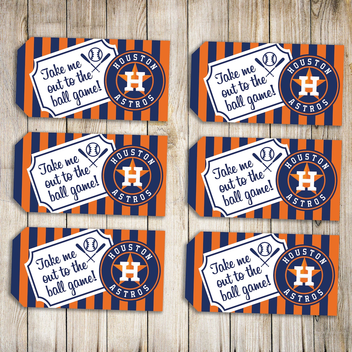 Astros Baseball Birthday Party Invitation / Customized / Personalized ...