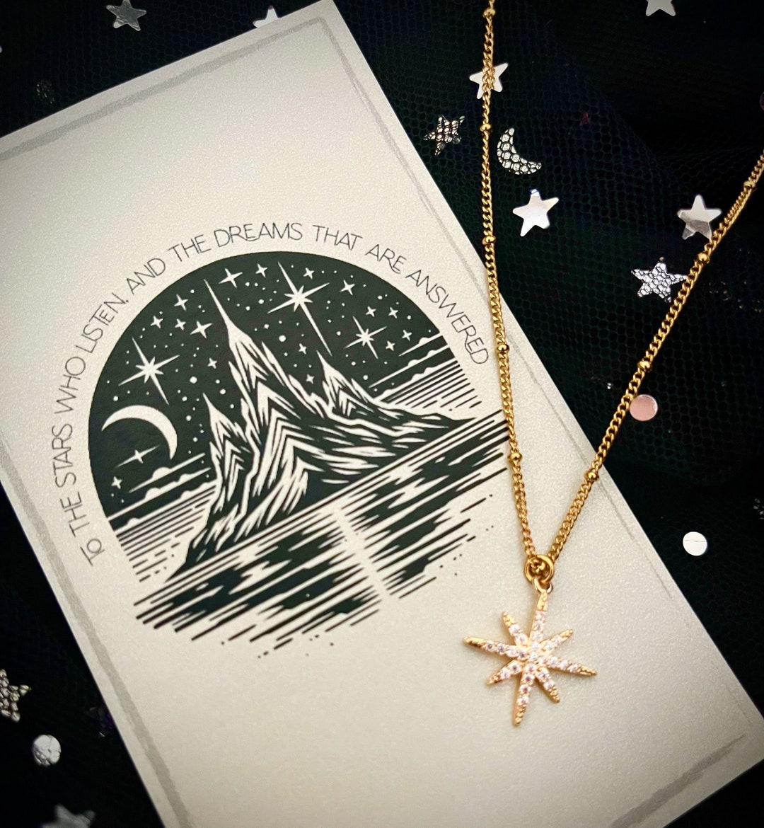 ACOTAR Gift, to the Stars Who Listen, Feyre Rhysand Necklace, ACOTAR ...