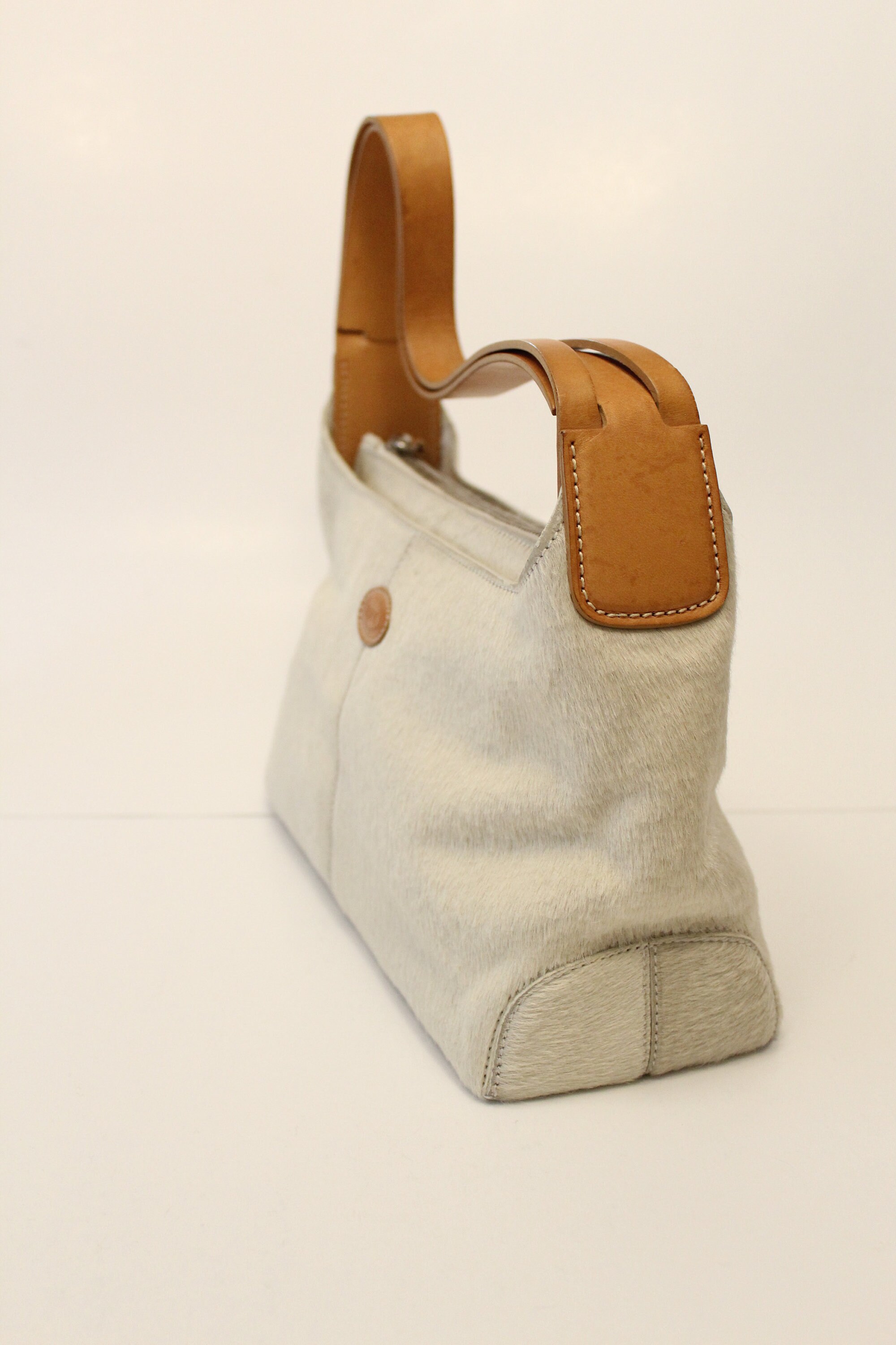 TODS Vintage Cream and Tan Pony Skin and Leather Shoulder Bag - Etsy