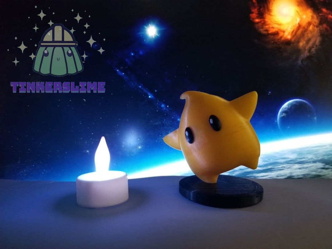 Super Mario Luma Figurine | 3D Printed Collectible Sculpture - Etsy