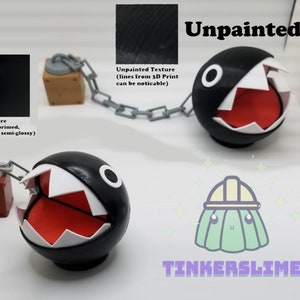 Super Mario Chain Chomp [3d-printed, Hand Painted, Collectible Figurine ...