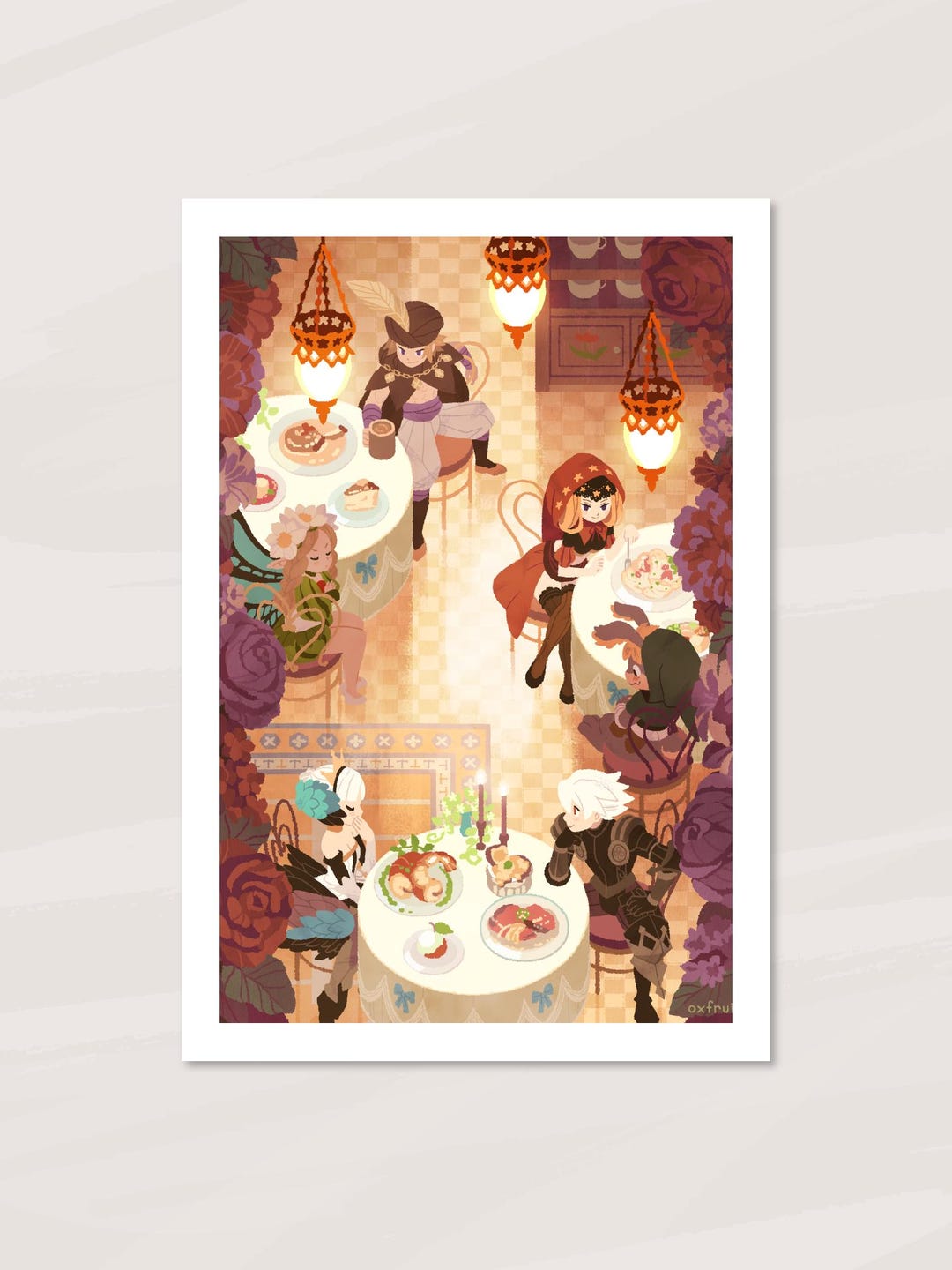 Odin Sphere Print "pooka Rabbit Cafe" - Etsy