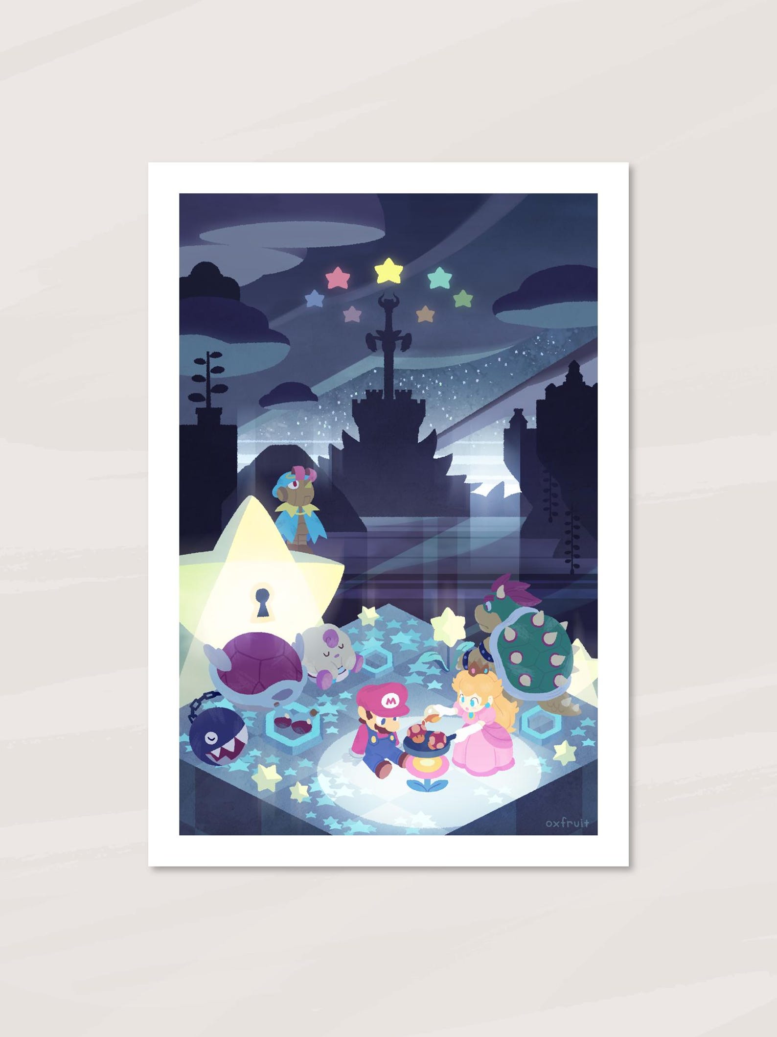 Super Mario RPG Print "star Hill" - Etsy