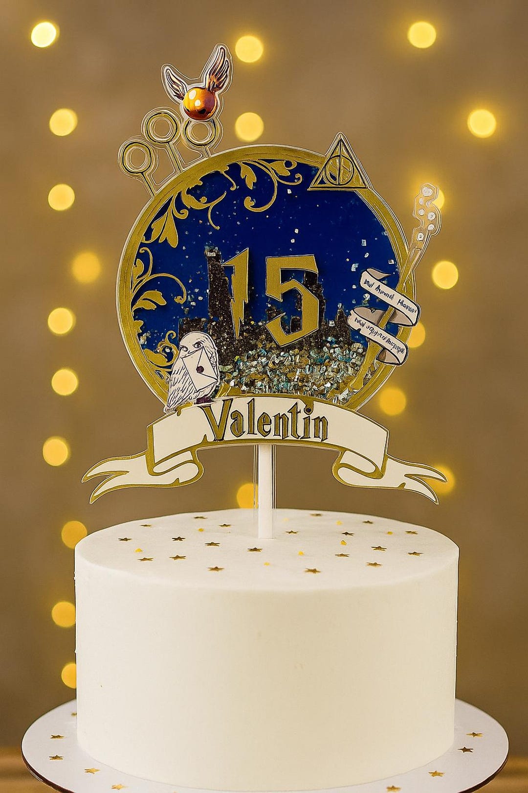 Harry Potter Hogwarts Ravenclaw Inspired Personalized Cake Shaker ...