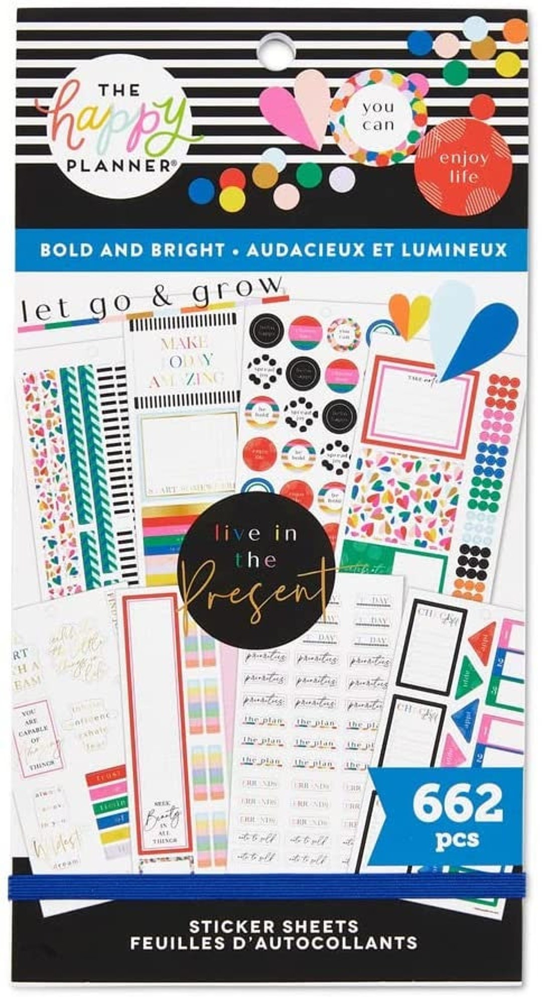 The Happy Planner™ Sticker Book "bold & Bright" 30 Pages- SVP130-120 ...