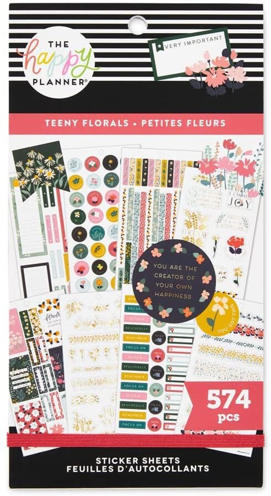 The Happy Planner™ Sticker Book "teeny Florals" 30 Pages- SVP118-102 ...