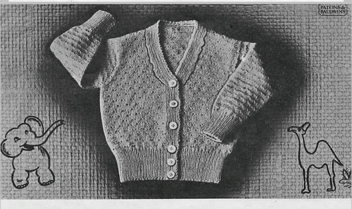 Vintage Knitting Pattern Book - Etsy