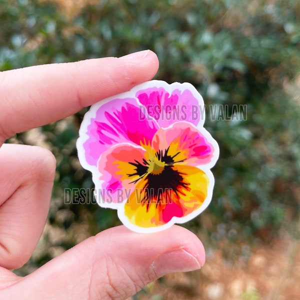 Pansy Decals - Etsy