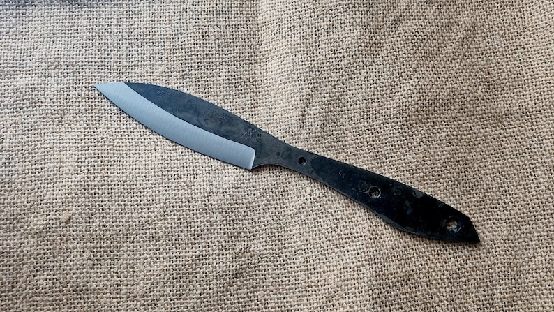 Handmade Bushcraft Knife Blade Blank - Canadian Belt Knife - Etsy