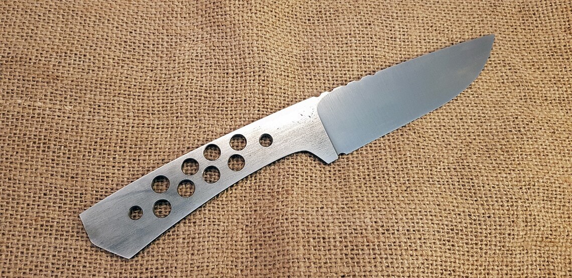 Handmade Bushcraft Knife Blade Blank - Alfa - Etsy