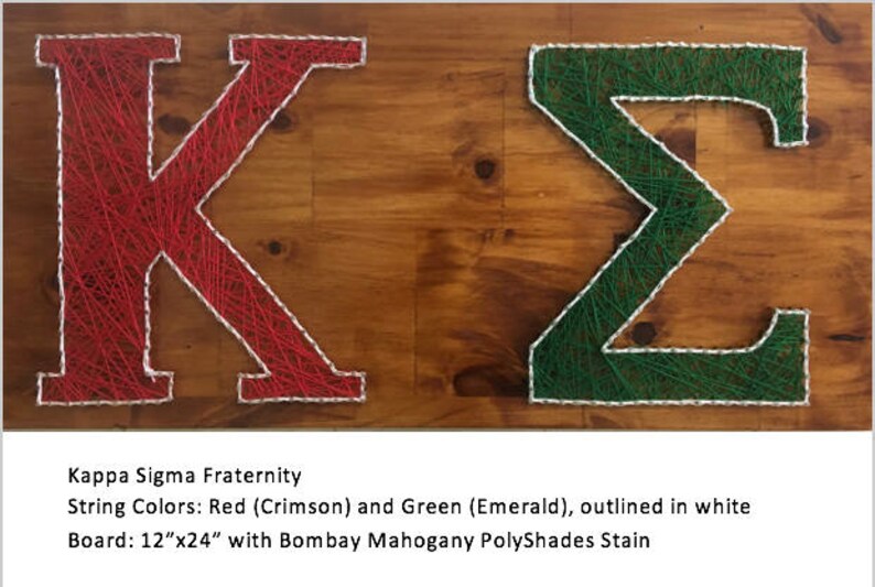 Custom Greek Life String Art Sign - Etsy