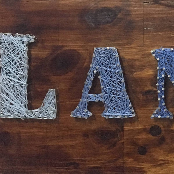 Name String Art - Etsy