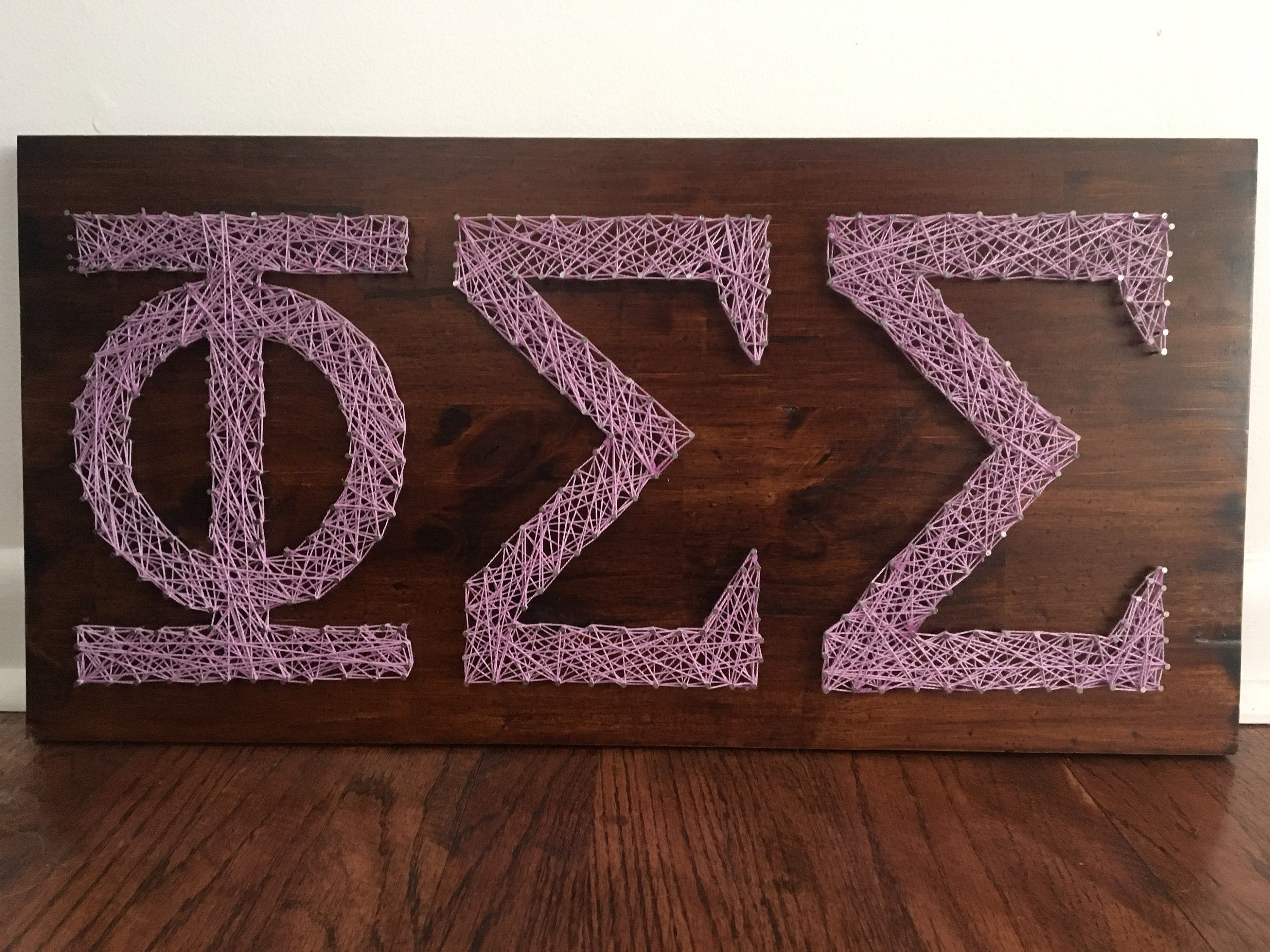 Custom Greek Life String Art Sign - Etsy
