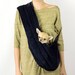 Pet Sling Minky Fleece Navy Blue Reversible Dog Carrier Dog - Etsy