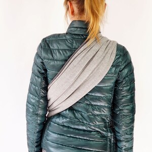 Minky Dog Sling Carrier: Reversible Cotton Pet Bag With Safety Leash - Etsy