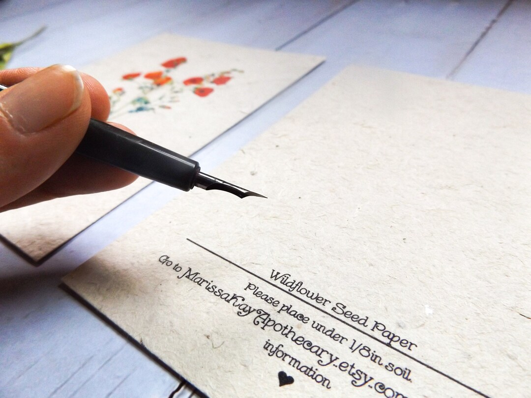 Note Cards || Wildflower Seed Paper || Variety 6 Pack || Eco-friendly ...