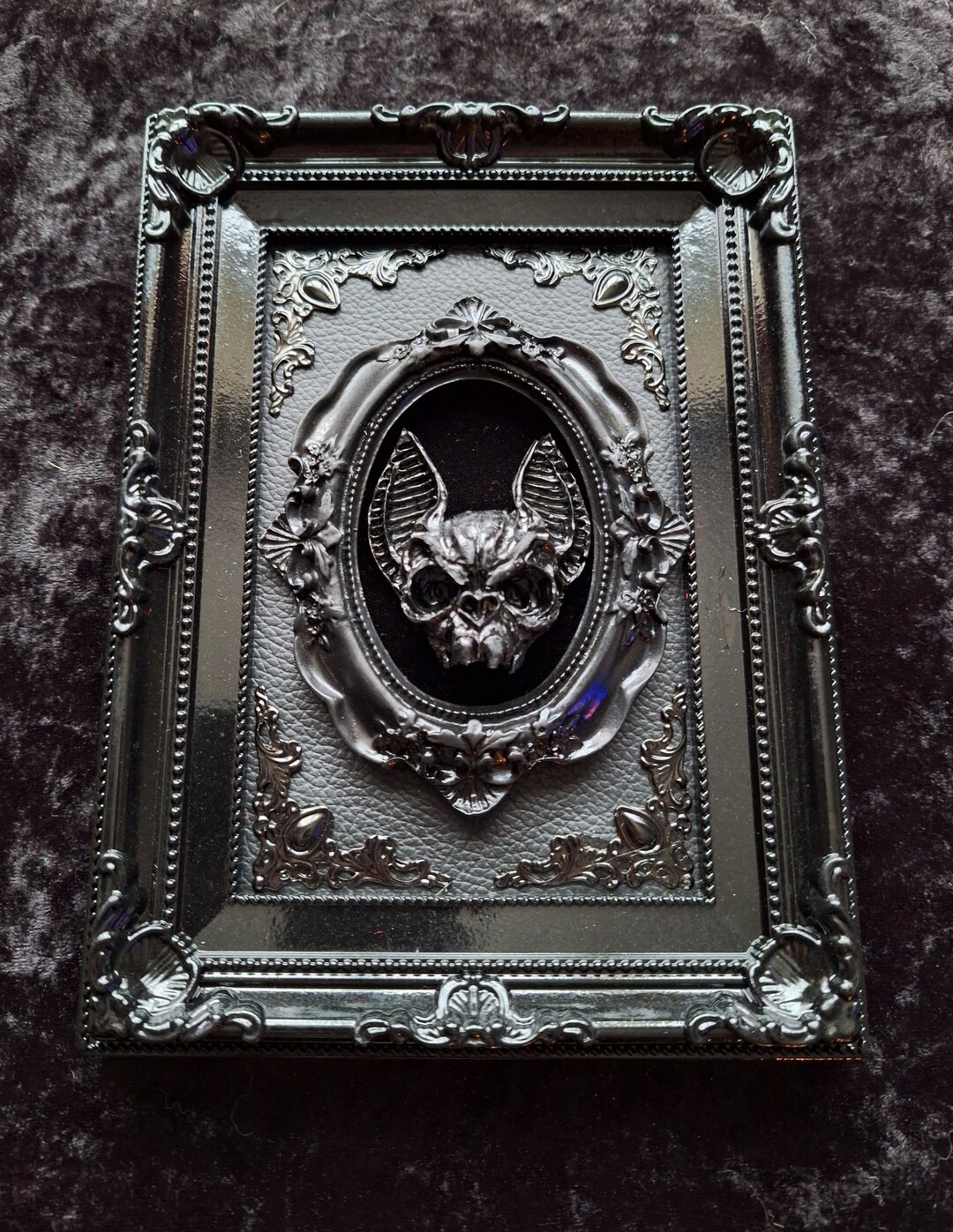 Unique Gothic Halloween Vampire Bat Wall Baroque Frame Décor - Etsy