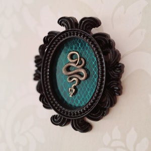 Gothic Miniature Baroque Ornate Bronze Snake Frame Cameo Gallery Wall ...