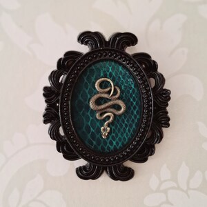 Gothic Miniature Baroque Ornate Bronze Snake Frame Cameo Gallery Wall ...