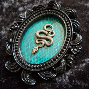Gothic Miniature Baroque Ornate Bronze Snake Frame Cameo Gallery Wall ...