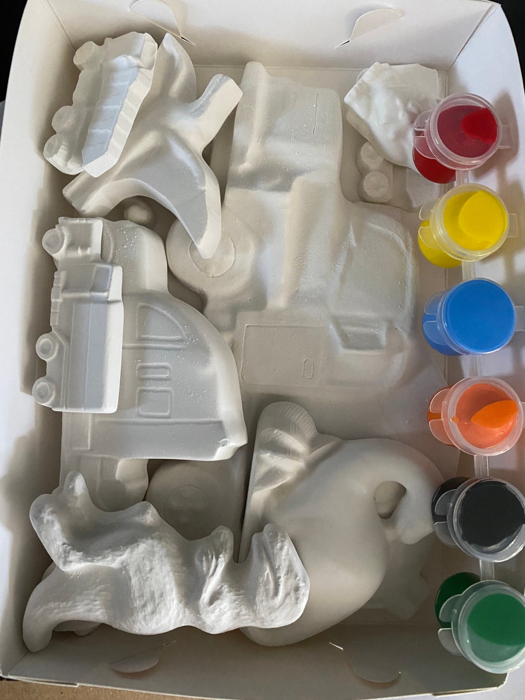 Mixed Plaster Painting Pack, Kids Activity, Holiday Craft, Kids Craft ...