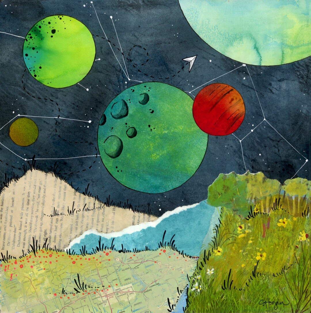 Outer Space Landscape Limited Edition Fine Art Print, Orion ...