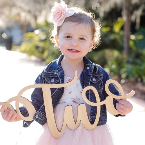 Second Birthday Sign Two Sign Child Photography Prop Two - Etsy