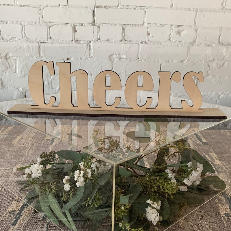 Cheers Sign - Etsy